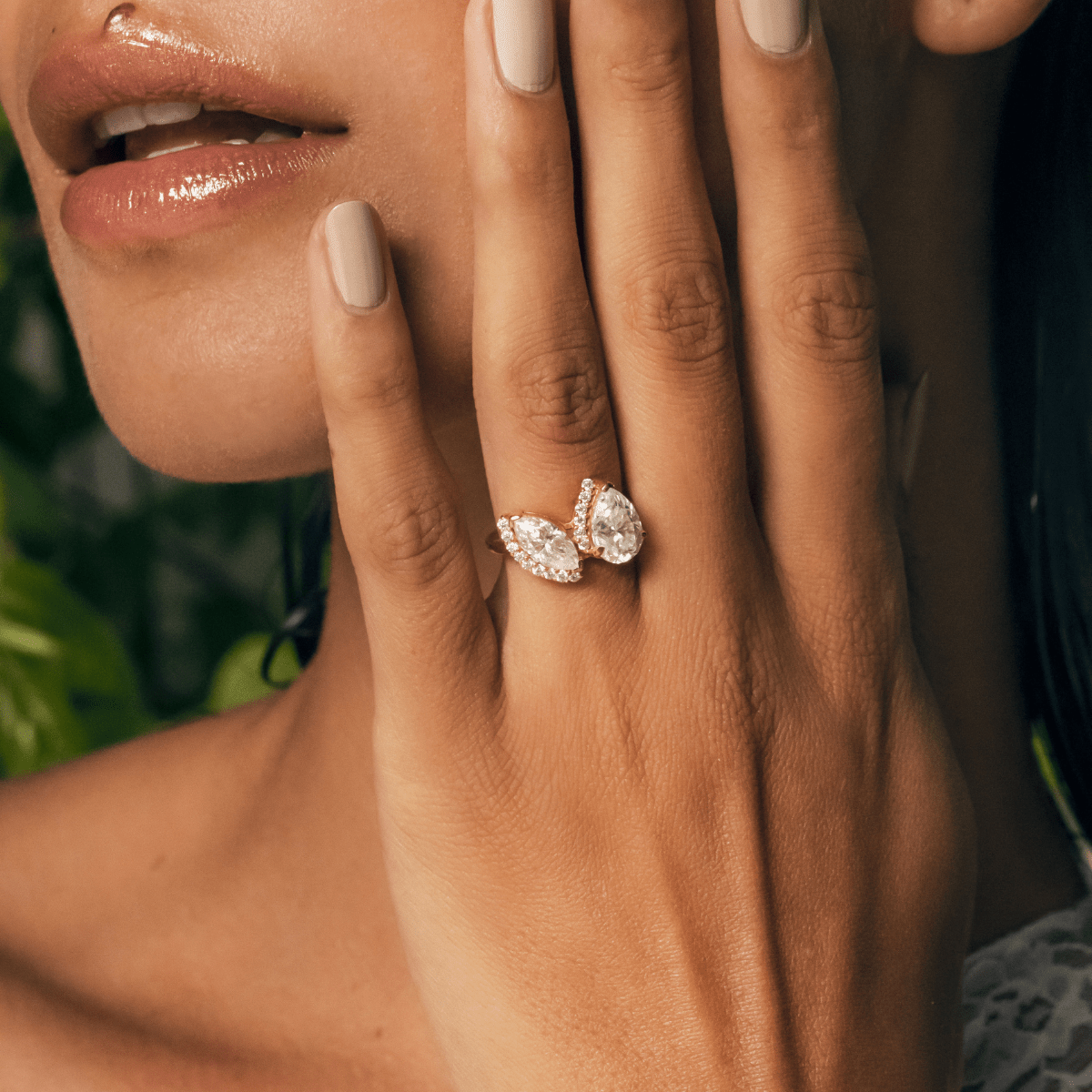 SOLIS AND LUNA ENGAGEMENT RING | Cassandra Mamone